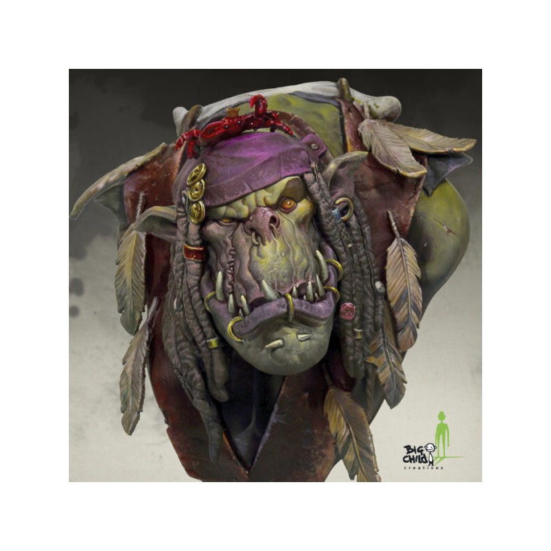 Papa Jambo the Mighty Shaman Bust