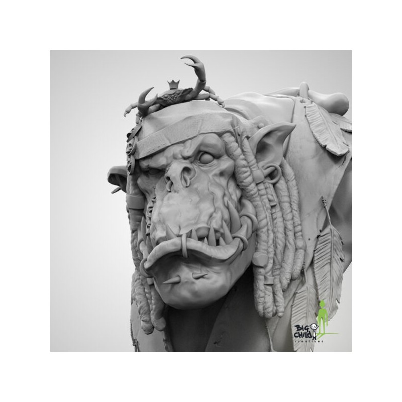 Papa Jambo the Mighty Shaman Bust