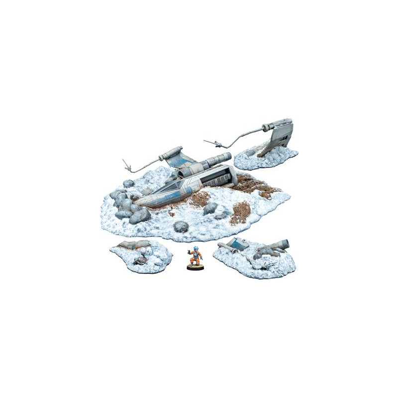SW LÉGION : CRASHED X-WING BATTLEFIELD EXPANSION