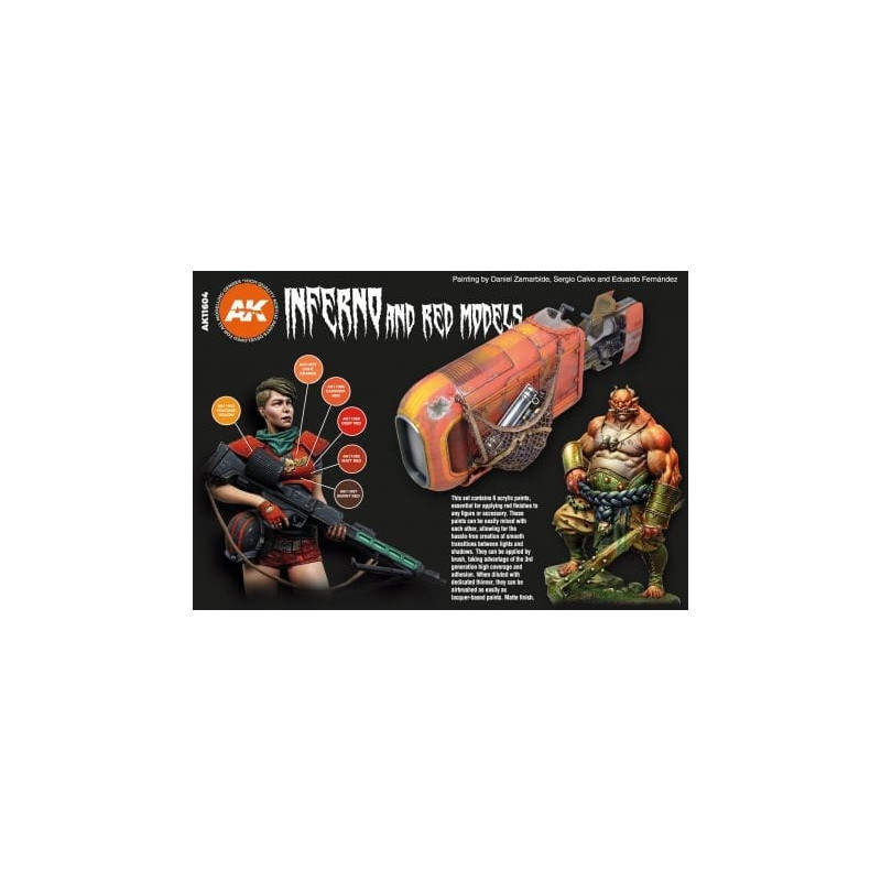 INFERNO AND RED CREATURES COLORS SET - AK
